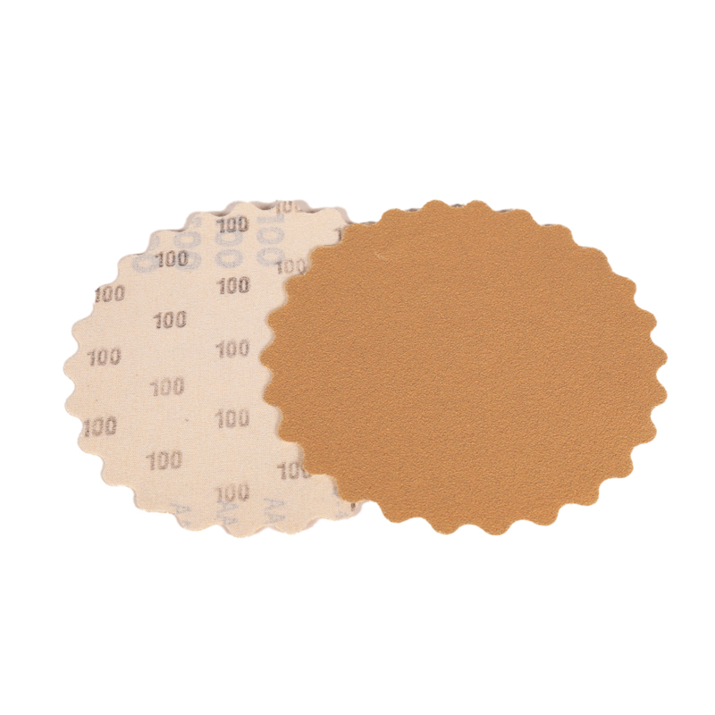 5" (127 mm) Dia. x 100 Grit A/O Non-Vacuum Hook-Face calloped-Edge ...