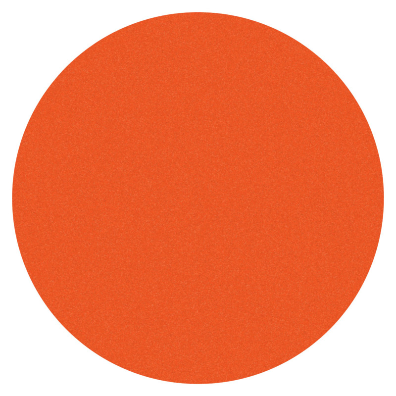 3" 320 Grit Dynacut Orange Film Non Vac Hook Face Disc
